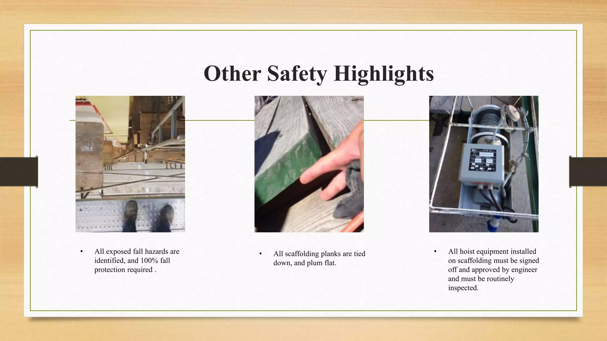 SCAFFOLDING Safety Training | PPTX