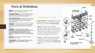 SCAFFOLDING Safety Training | PPTX