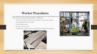 SCAFFOLDING Safety Training | PPTX