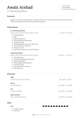 Awais__Arshad_visualcv_resumezzz | PDF