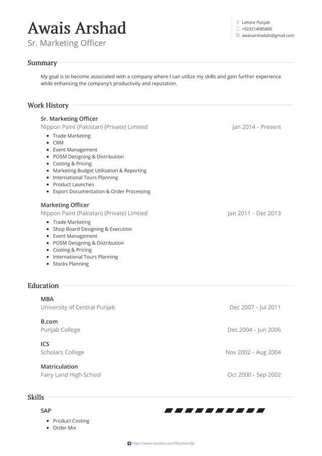 Awais__Arshad_visualcv_resumezzz | PDF