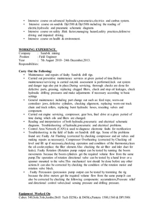 Resume | DOCX | Commercial Trucks | Auto Body Styles