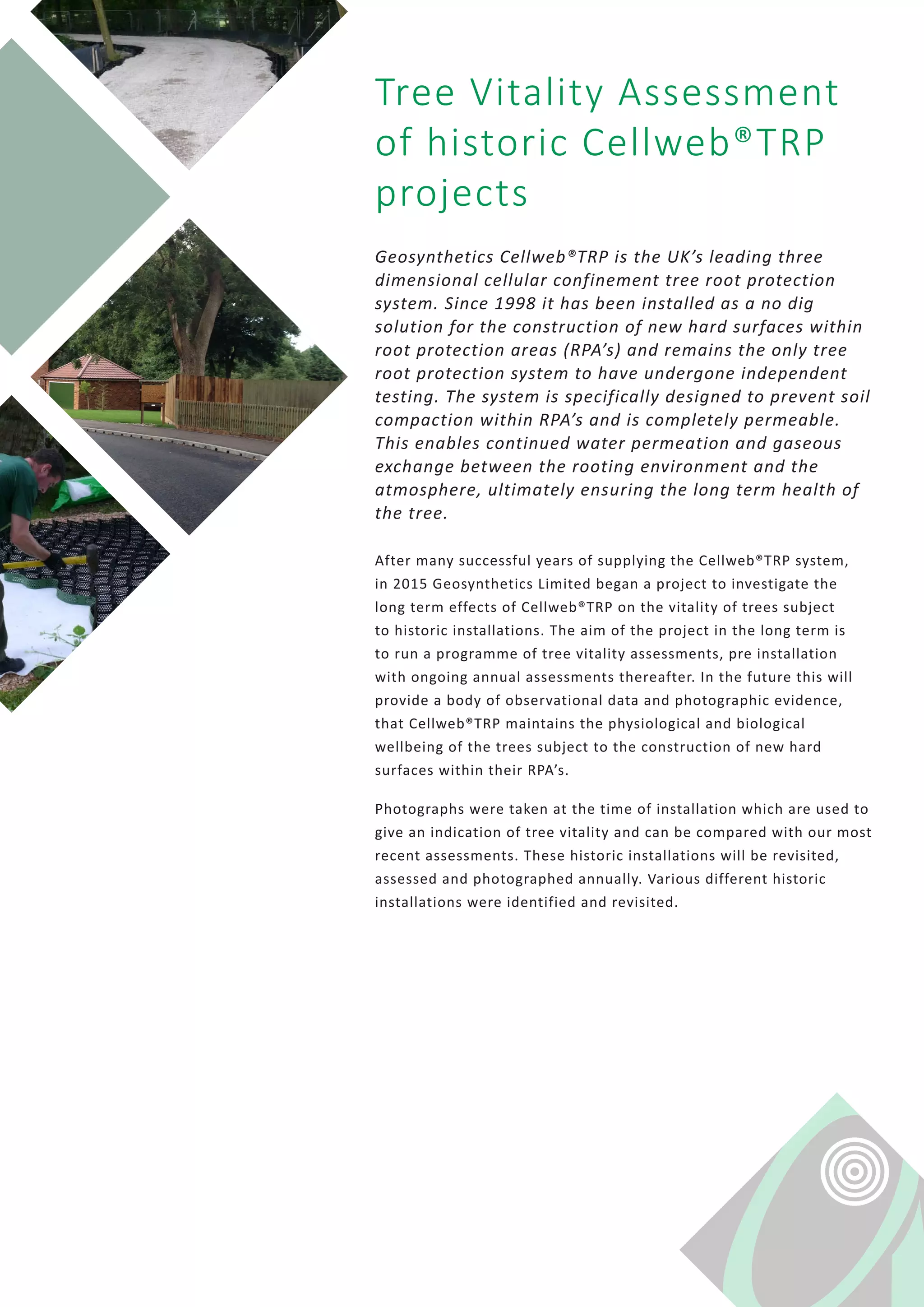Cellweb TRP - Tree Vitality Observations | PDF