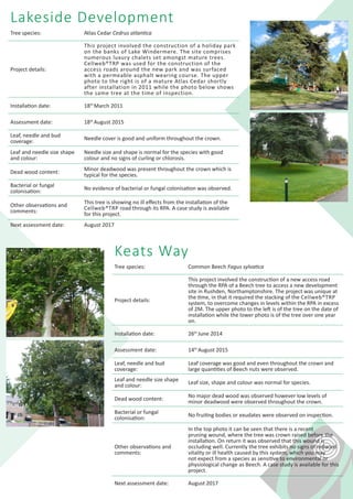 Cellweb TRP - Tree Vitality Observations