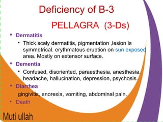 Vitamin B3,b5 and b6 ,the pallagra preventive factors | PPT
