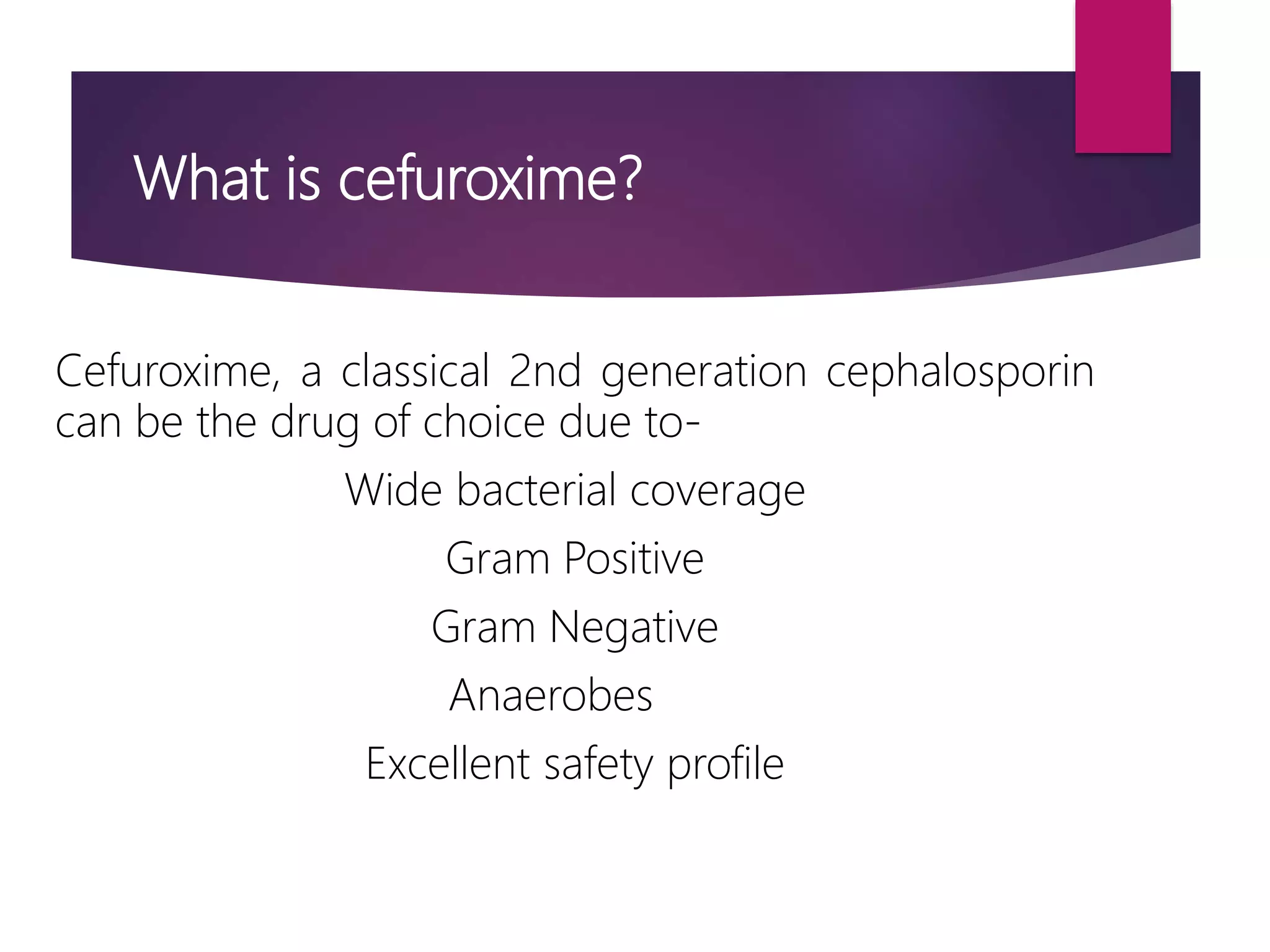 Clacef( Cefuroxime + Clavulanic Acid) presentation | PPSX