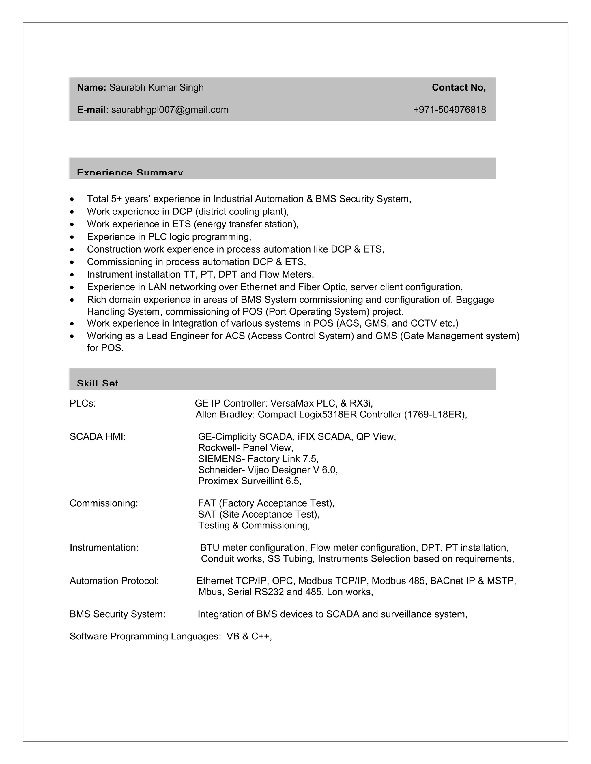 Saurabh Singh - CV.DOC