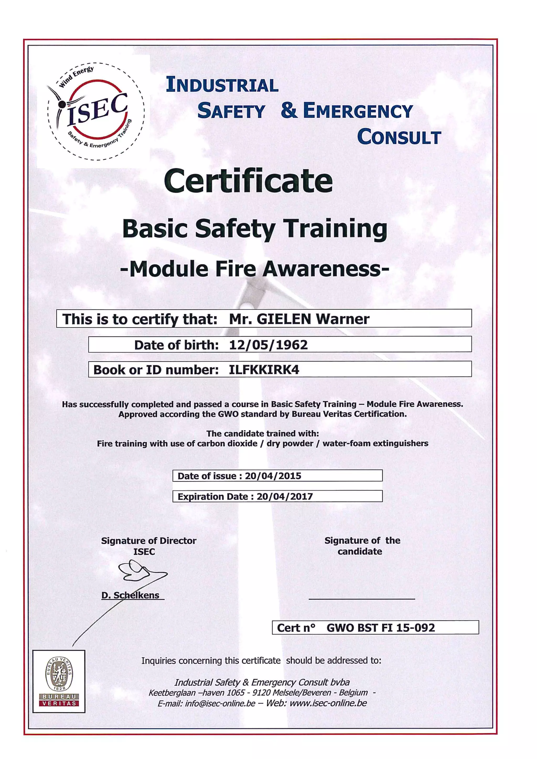 Basic Safety Training Fire Awareness_WG | PDF