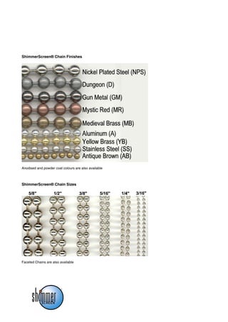 shimmer screen colours | PDF