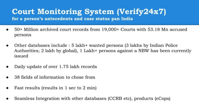 verify24x7 (Court Monitoring System) | PDF | Databases | Computer ...