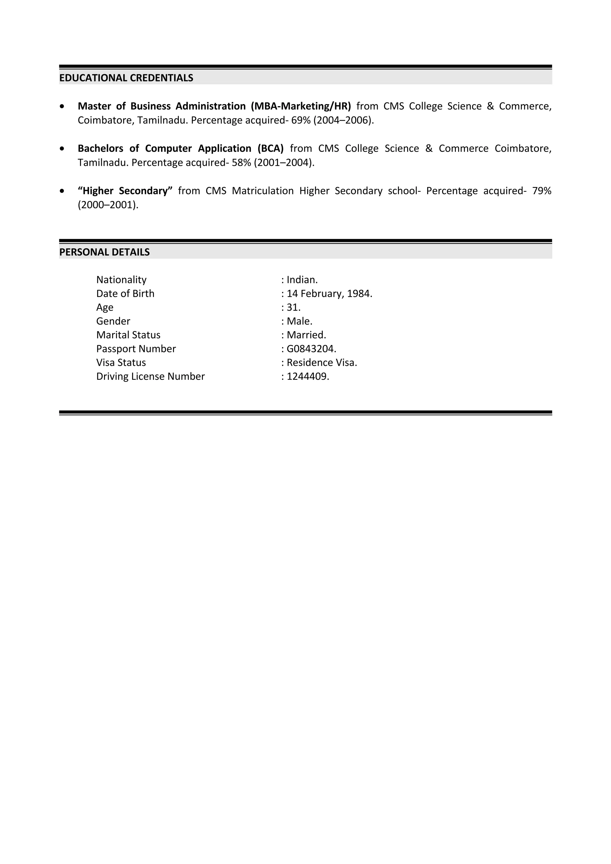 Hari Krishnan_CV | DOC