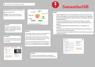 customer and competitor analysis | DOCX