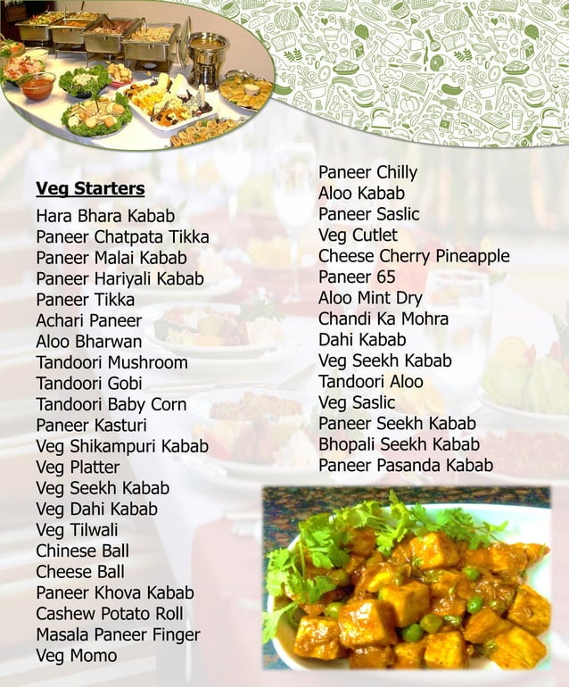 Sharon Foods Menu | PDF