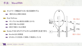 [DL輪読会] Efficient Neural Audio Synthesis | PDF