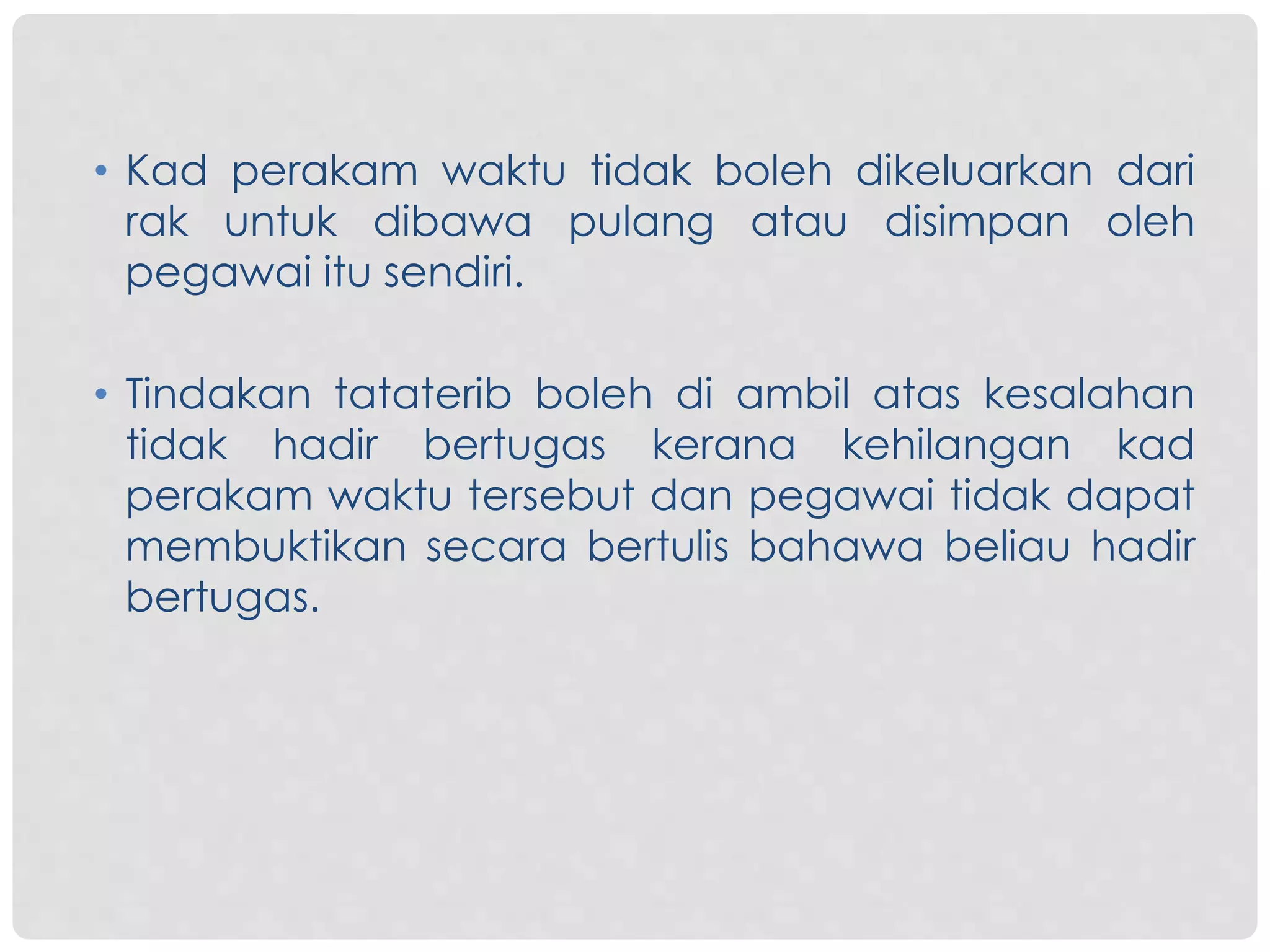 Kad Perakam Waktu | PPTX