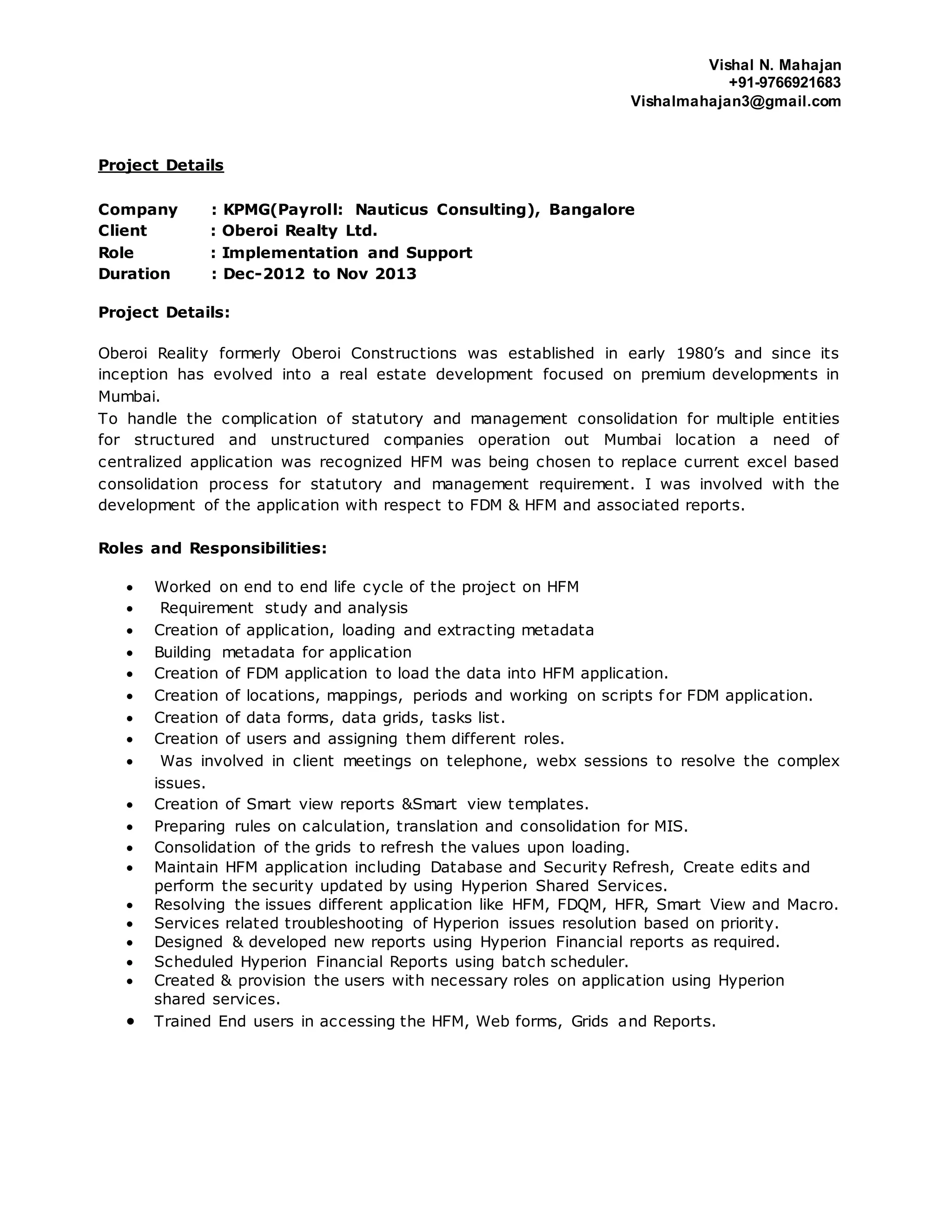 Vishal_Mahajan_Updated | PDF