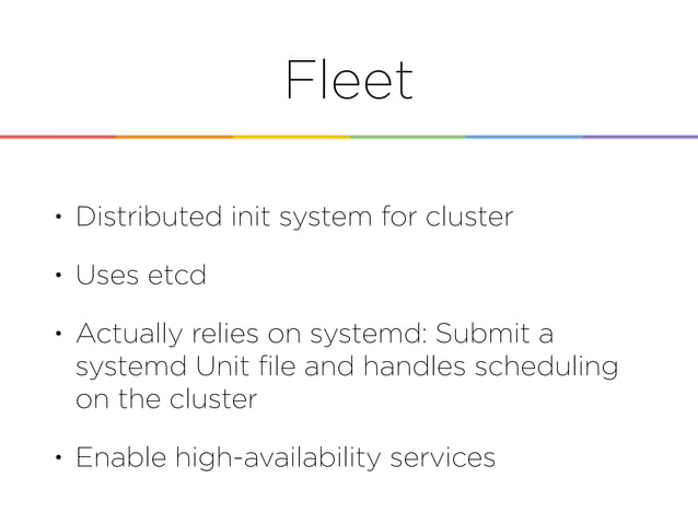 CoreOS introduction - Johann Romefort | PPT