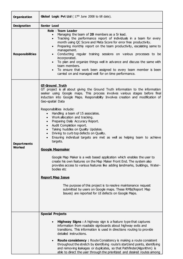 updated mapping resume | DOCX