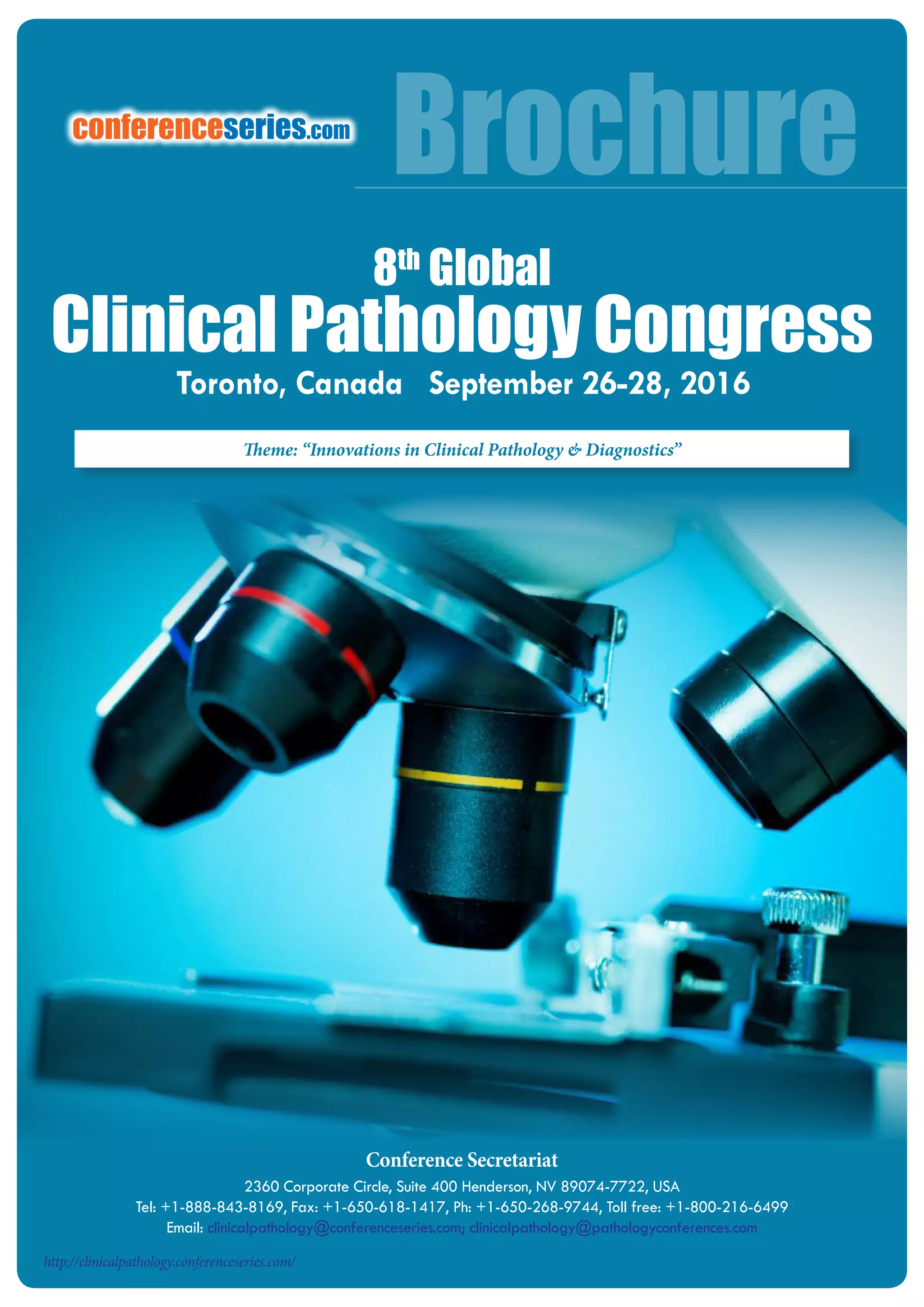Clinical Pathology 2016_Brochure | PDF