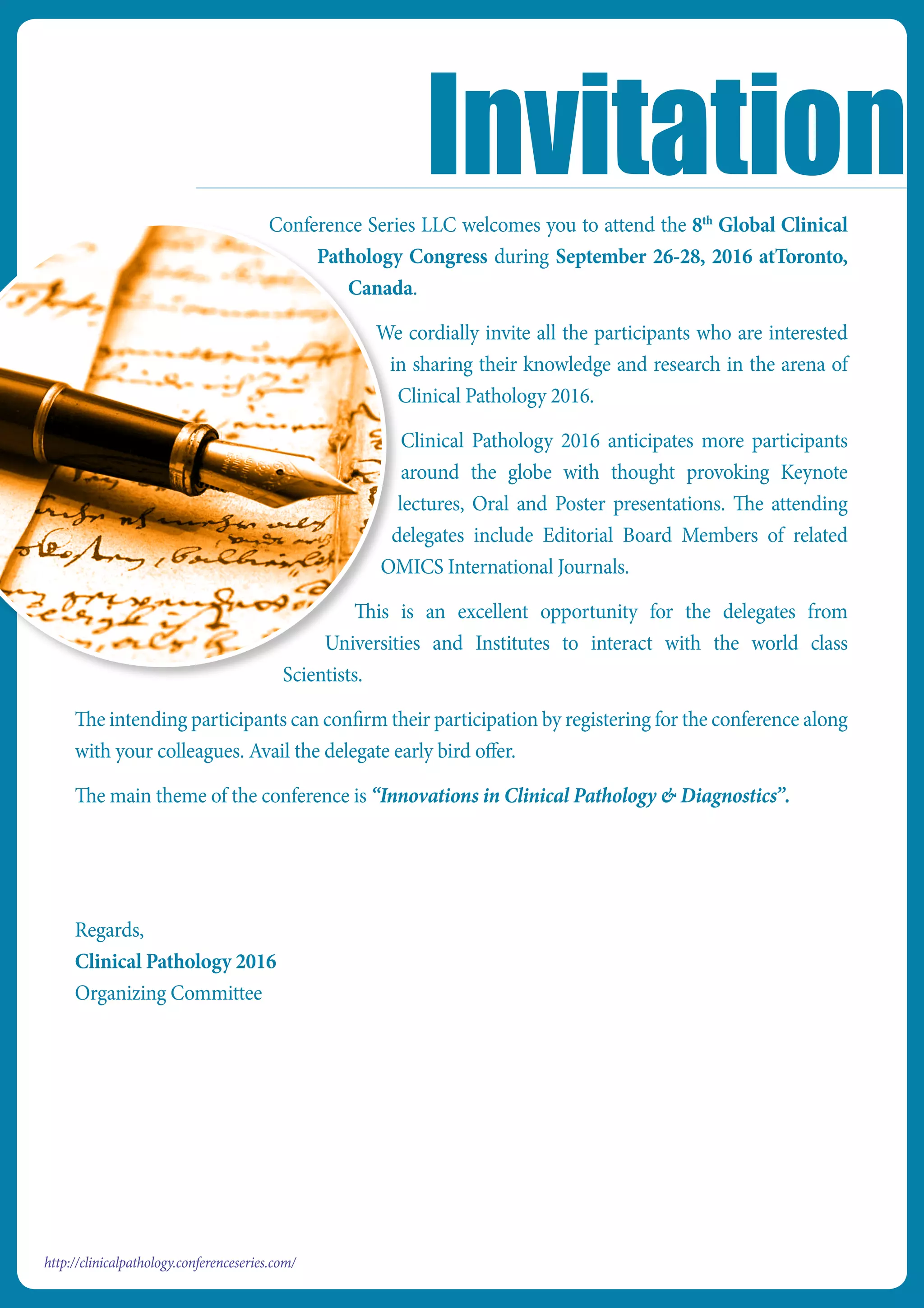 Clinical Pathology 2016_Brochure | PDF