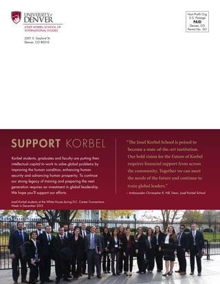 Korbel School Global Connection 2014-15e | PDF
