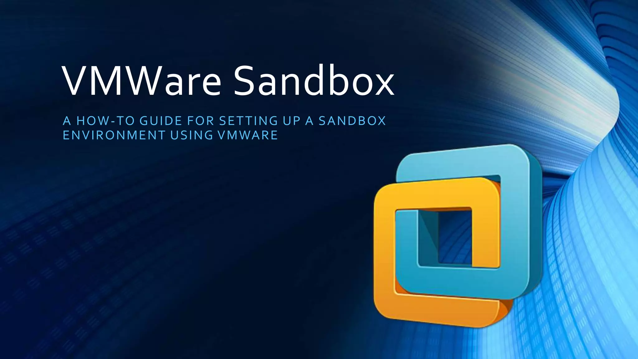 VMWare Sandbox | PPT