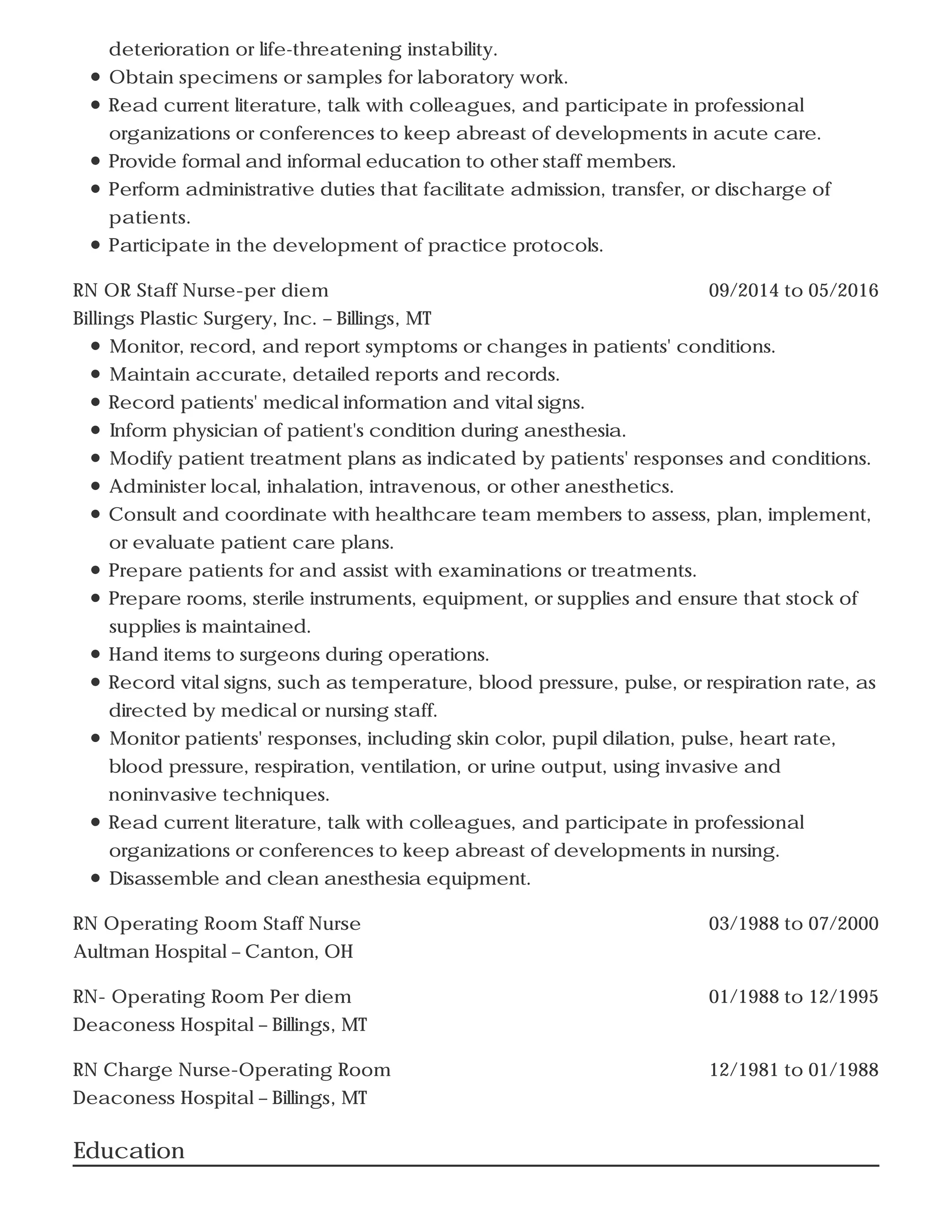 Resume 1(4) | PDF | Healthcare Industry | Industries