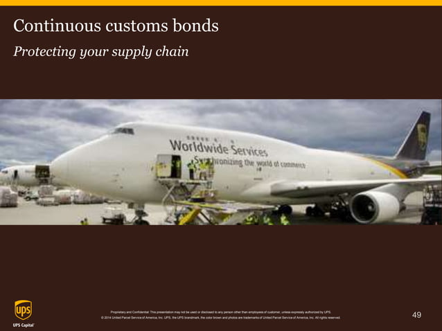 UPS Capital Capabilities Presentation | PPT
