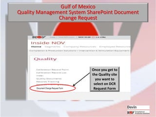 DCR Presentation | PPT