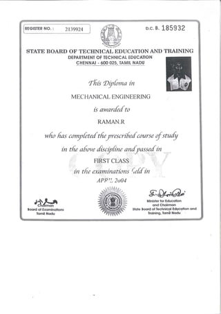 Diploma Certificate | PDF