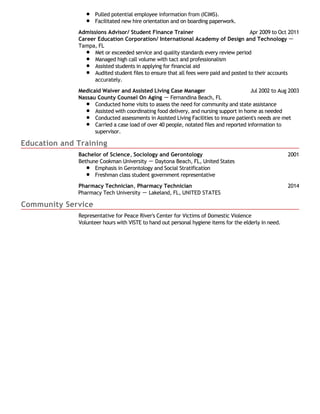 8.2.16 Angela Risher Resume 2 | PDF