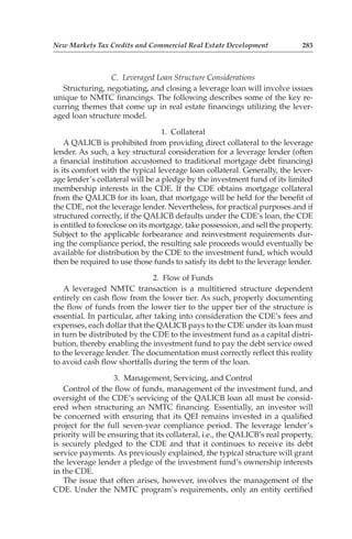 E Usinger - Using NMTCs to Finance Commercial Real Estate (ABA Journal ...