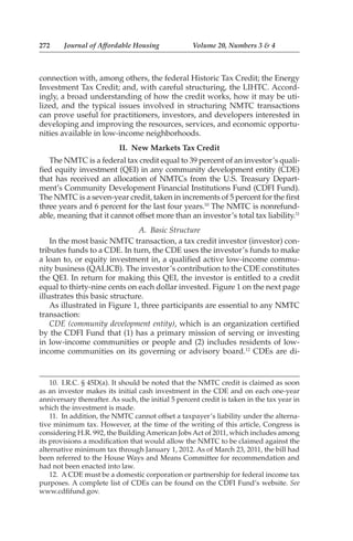 E Usinger - Using NMTCs to Finance Commercial Real Estate (ABA Journal ...