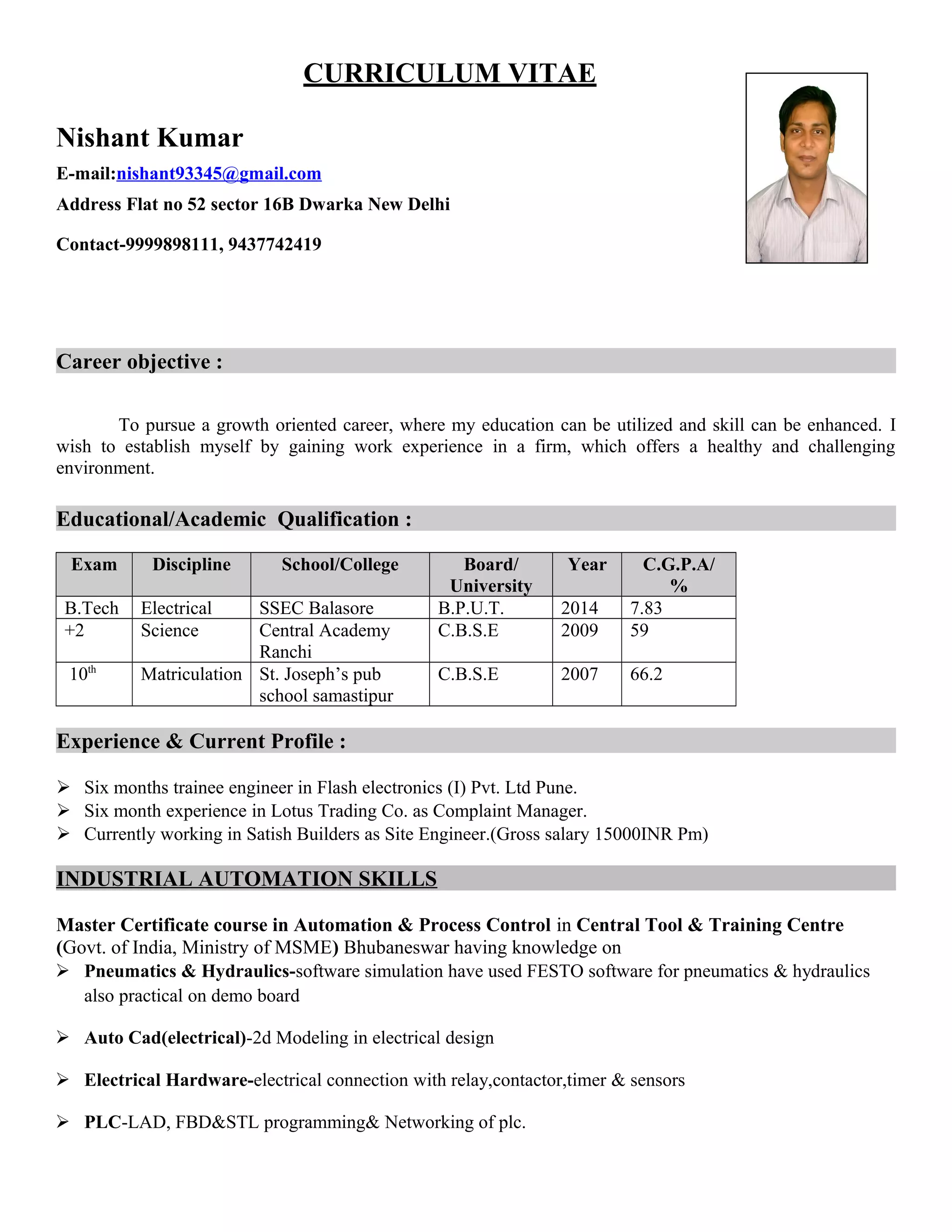 My new Cv | PDF