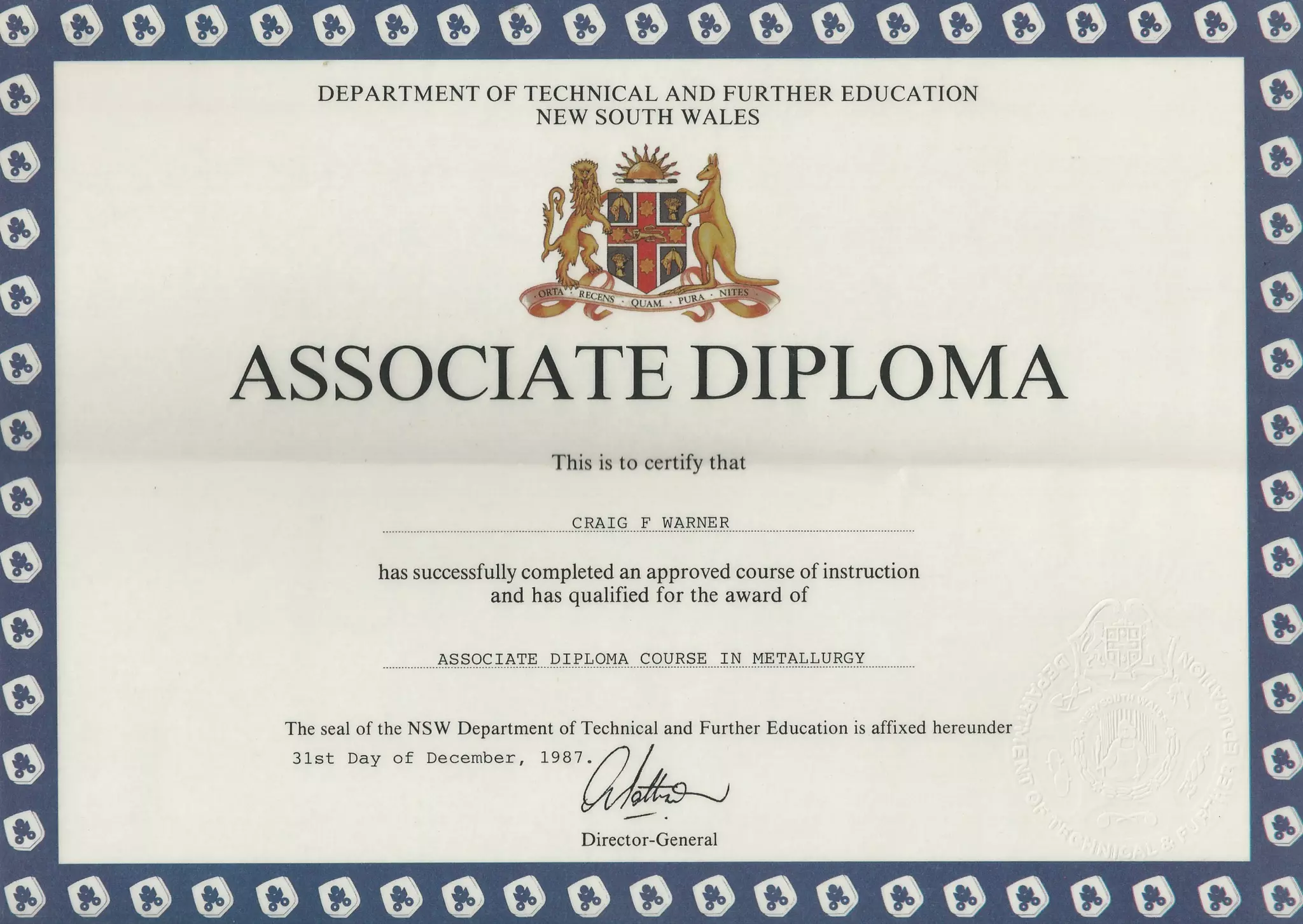 Associate Diploma Metallurgy | PDF