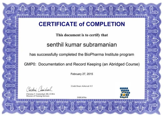 GMP-Documentation and Record keeping | PDF