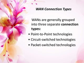 Wide Area Networking | PPTX
