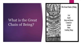 Macbeth an Great Chain of Being | PPTX