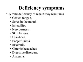 vitamin B3 niacin | PPTX | Digestive Disorders | Diseases and Conditions