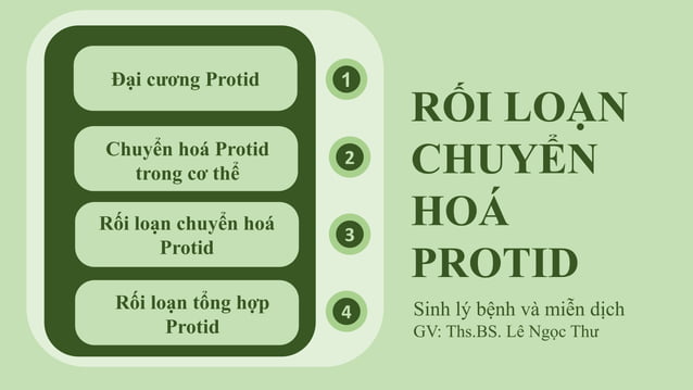 B3 RỐI LOẠN CHUYỂN HÓA PROTID.pptx