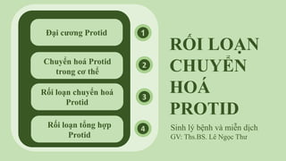 B3 RỐI LOẠN CHUYỂN HÓA PROTID.pptx