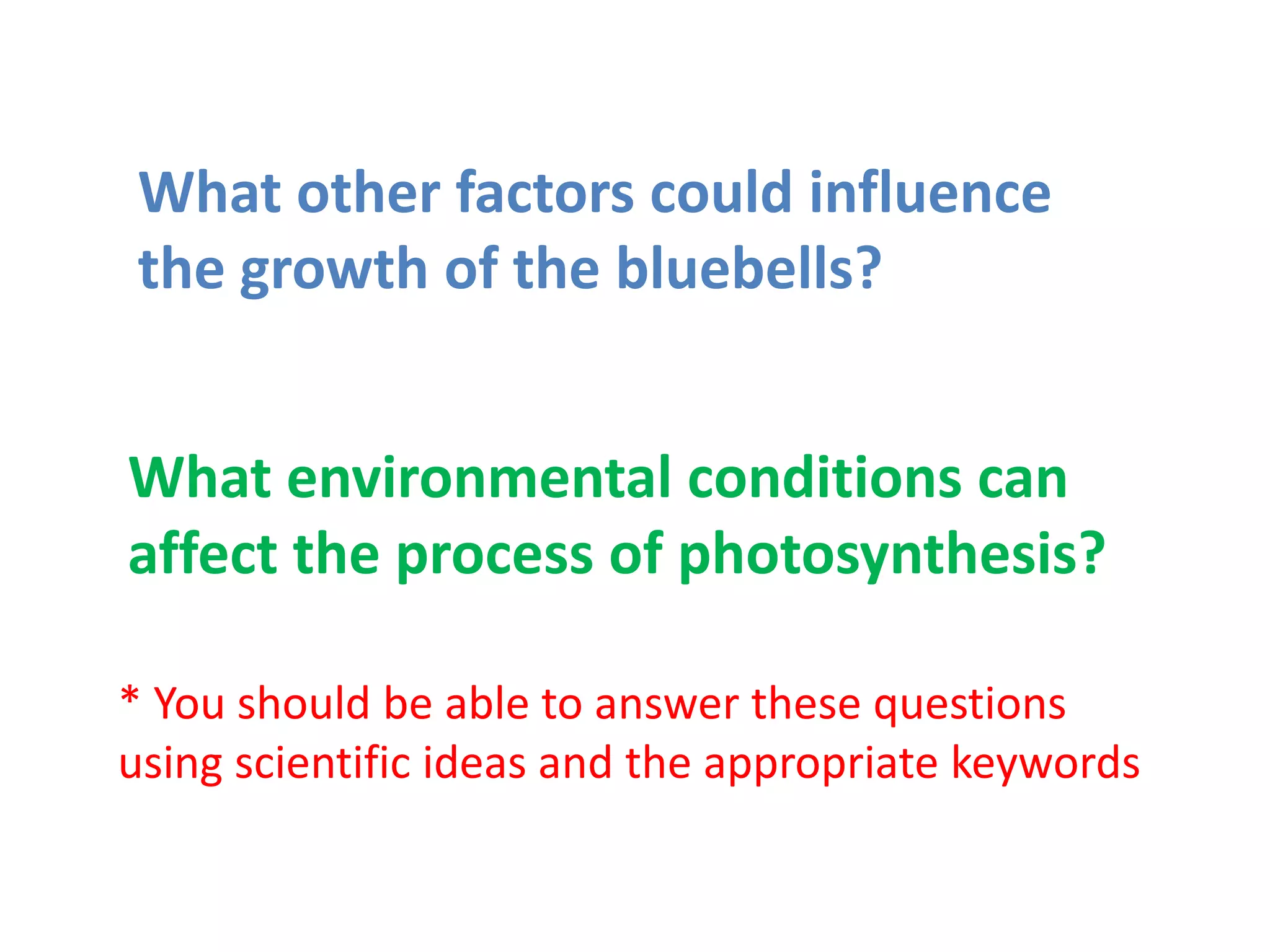 B4 08 photosynthesis- rate-limiting factors | PPT