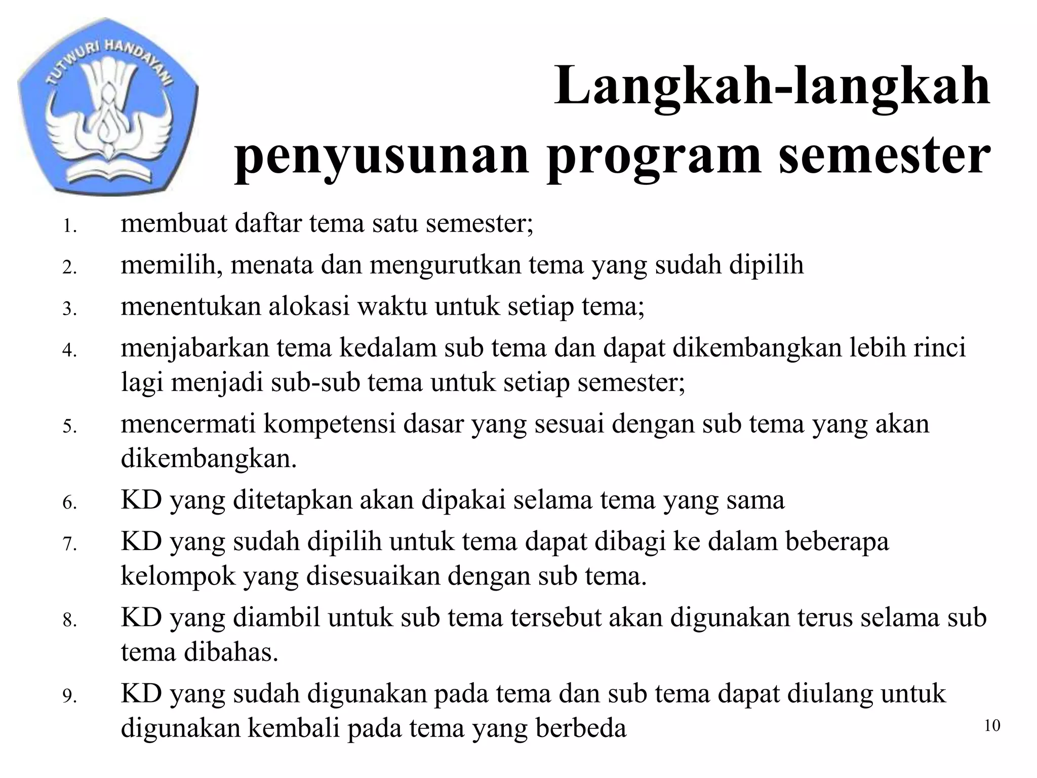 peserta perencanaan pembelajaran di TK | PPT