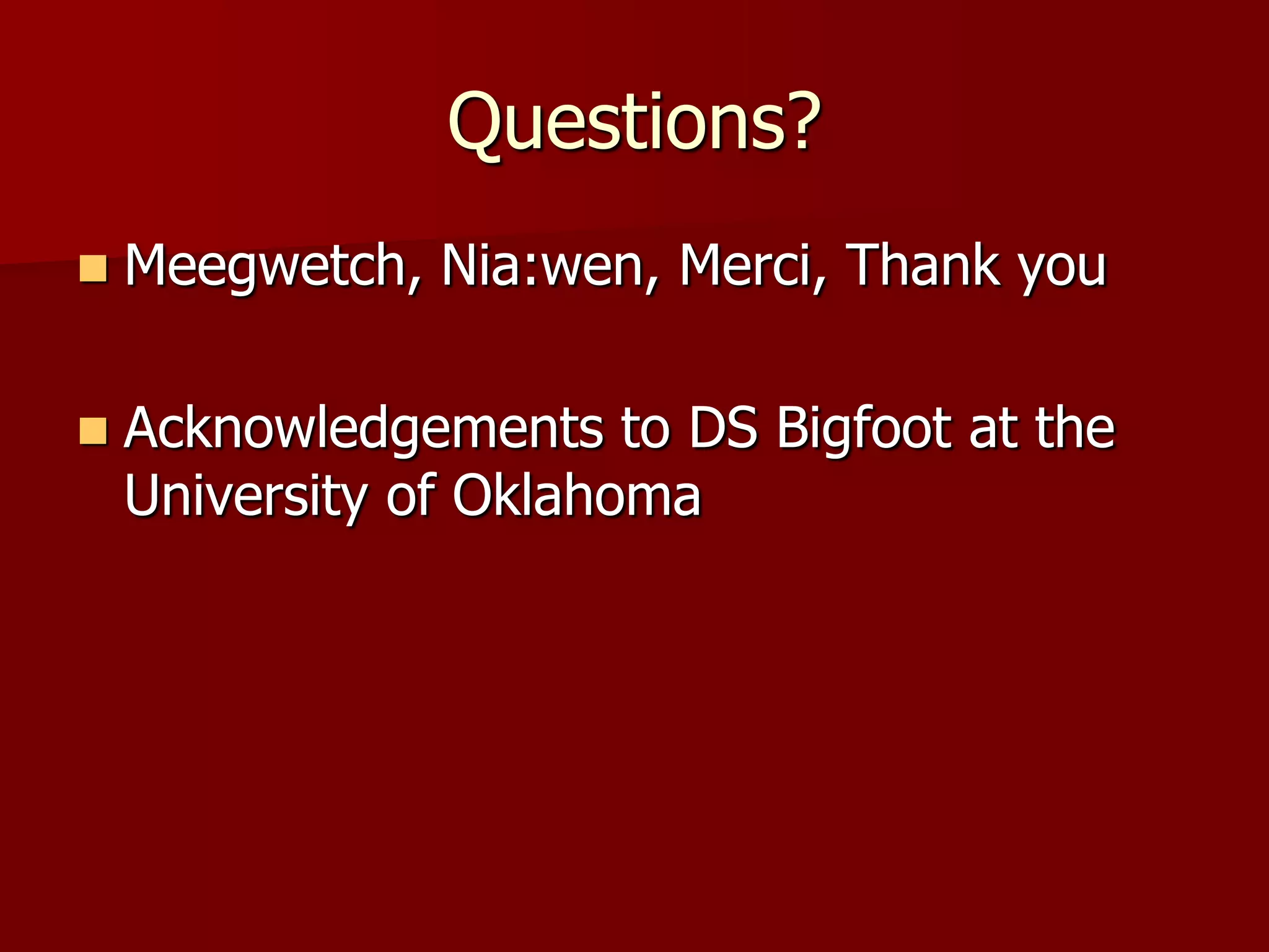 The Treatment of Intergenerational Trauma, Resiliency in First Nation ...