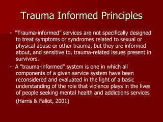 The Treatment of Intergenerational Trauma, Resiliency in First Nation ...