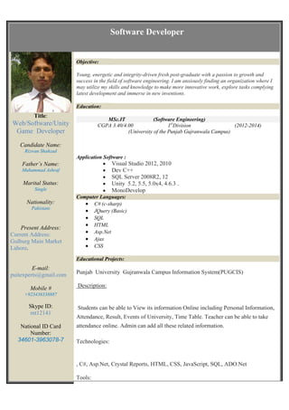 Rizwan'sResume | PDF