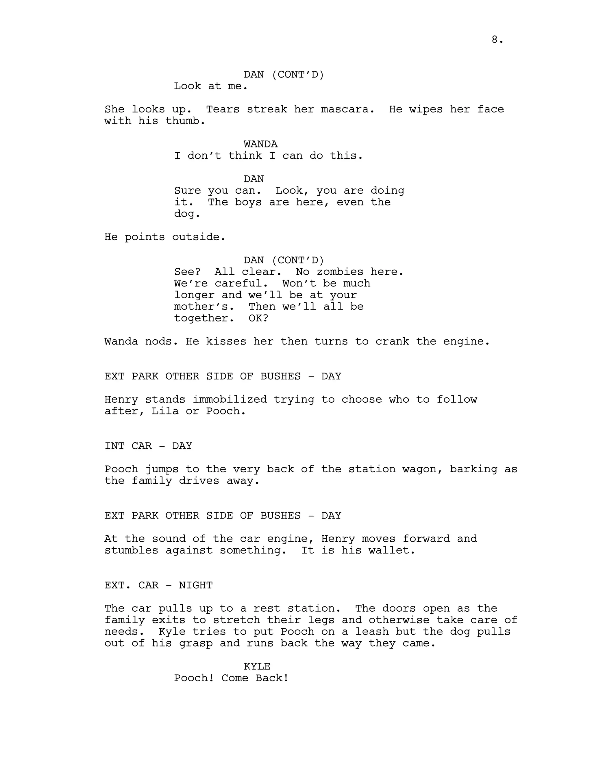 The Zombie's Apocalypse writing sample | PDF | Dogs | Pets