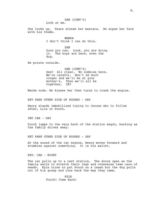 The Zombie's Apocalypse writing sample | PDF | Dogs | Pets