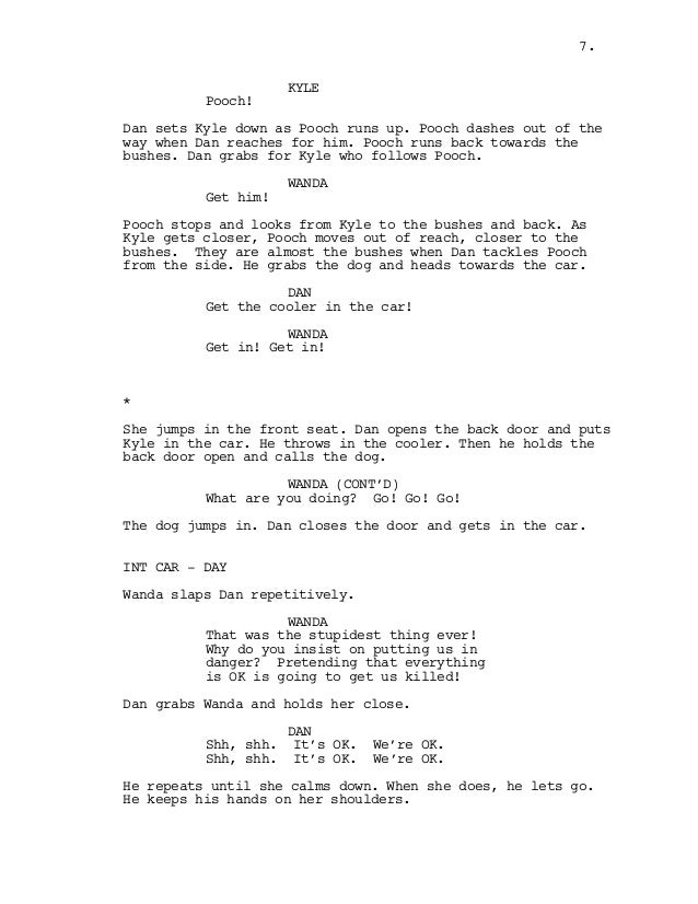 The Zombie's Apocalypse writing sample