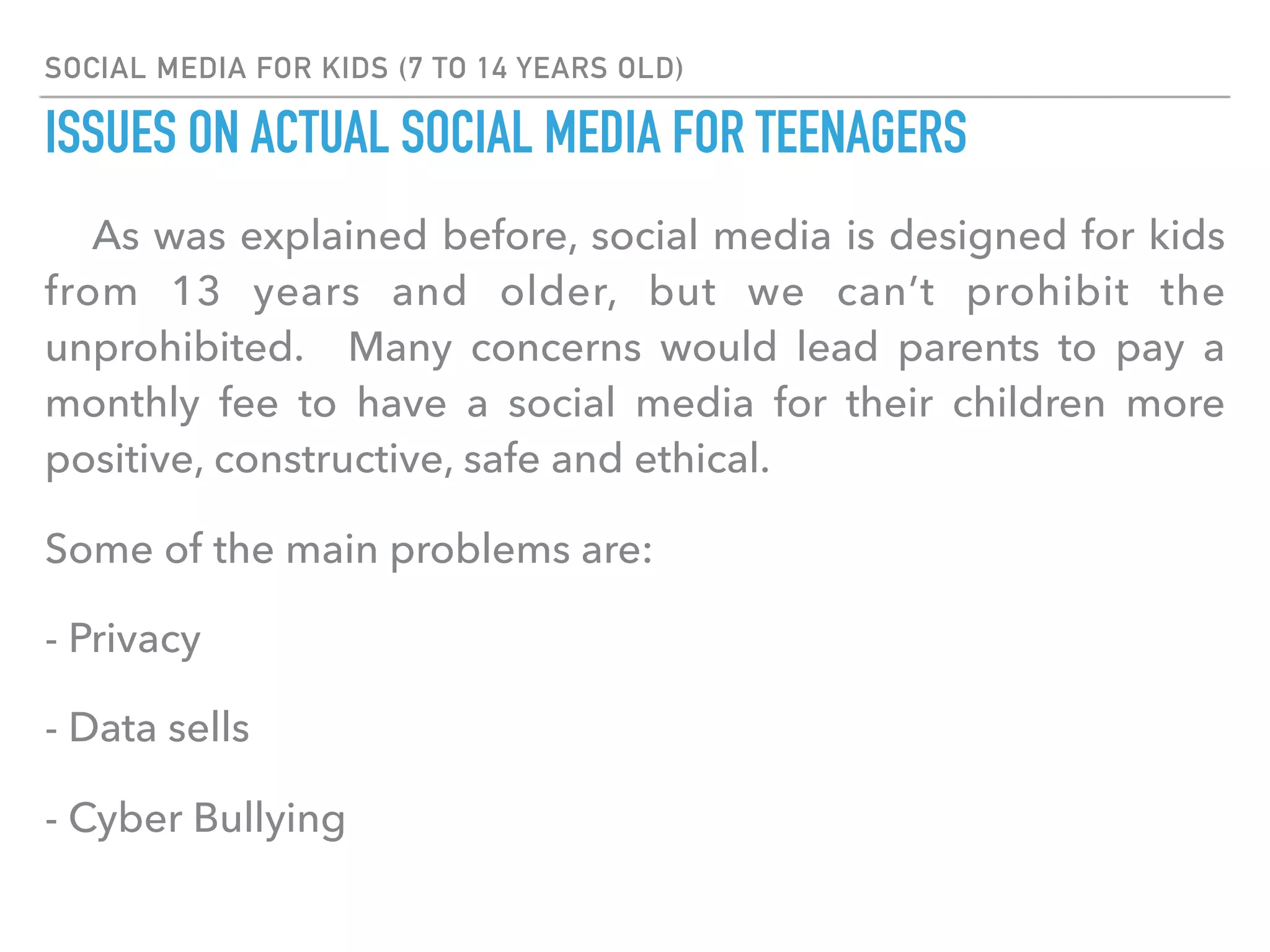 SOCIAL MEDIA FOR KIDS | PDF
